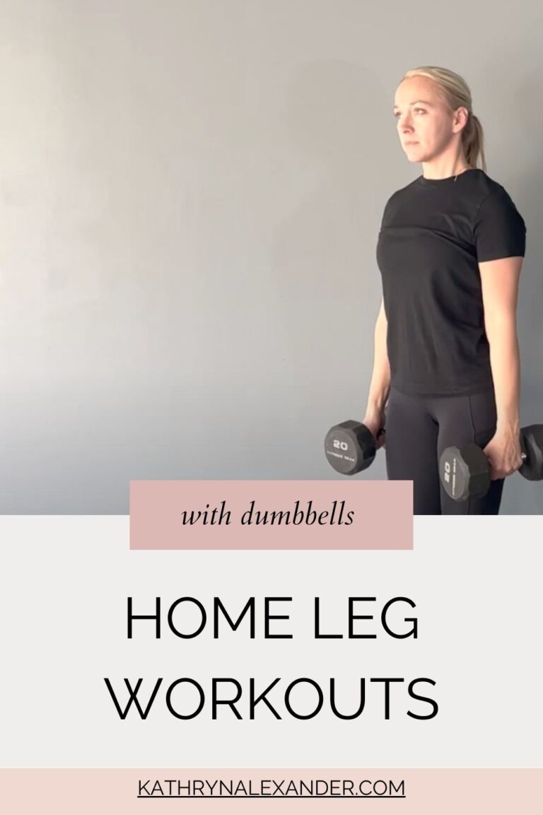 Home Leg Workouts With Dumbbells - Alexander Training - personal ...